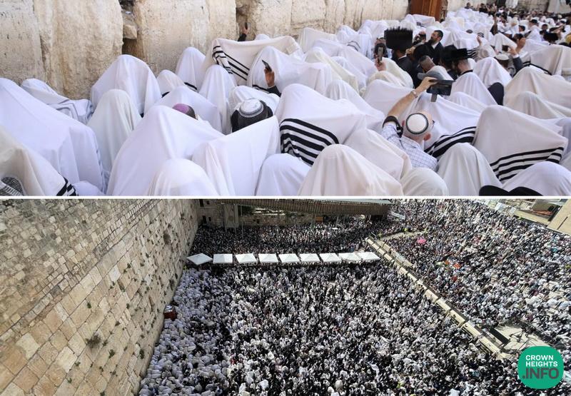 Tens of Thousands Join Kotel Birkas Kohanim on Chol Hamoed ...